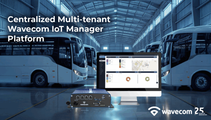 Plateforme centralisée multi-tenant Wavecom IoT Manager - Bus Lyon